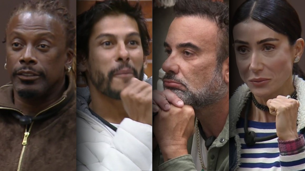 Creo, Shia, Fabiano e Michelle estão no Super Paiol de A Fazenda