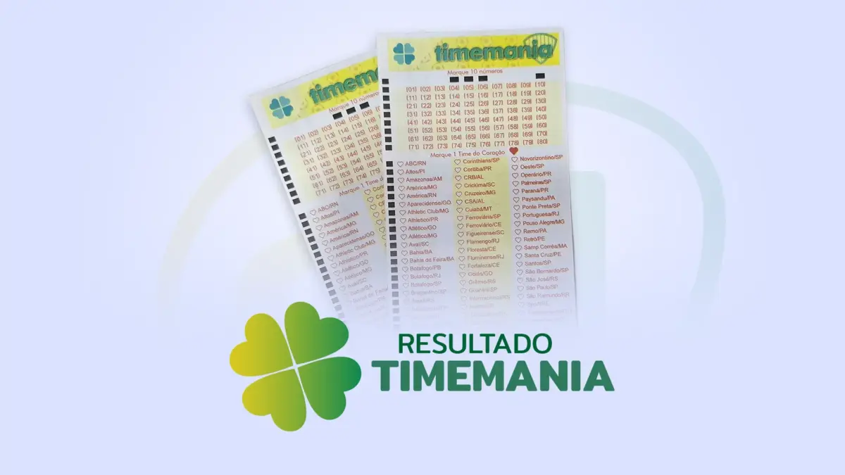 Resultado da Timemania 2367 de hoje (14/03): prêmio de R$ 11.500.000,00